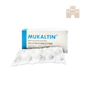 Natürlicher Schleimlöser bei Husten: Mukaltin Lutschtabletten